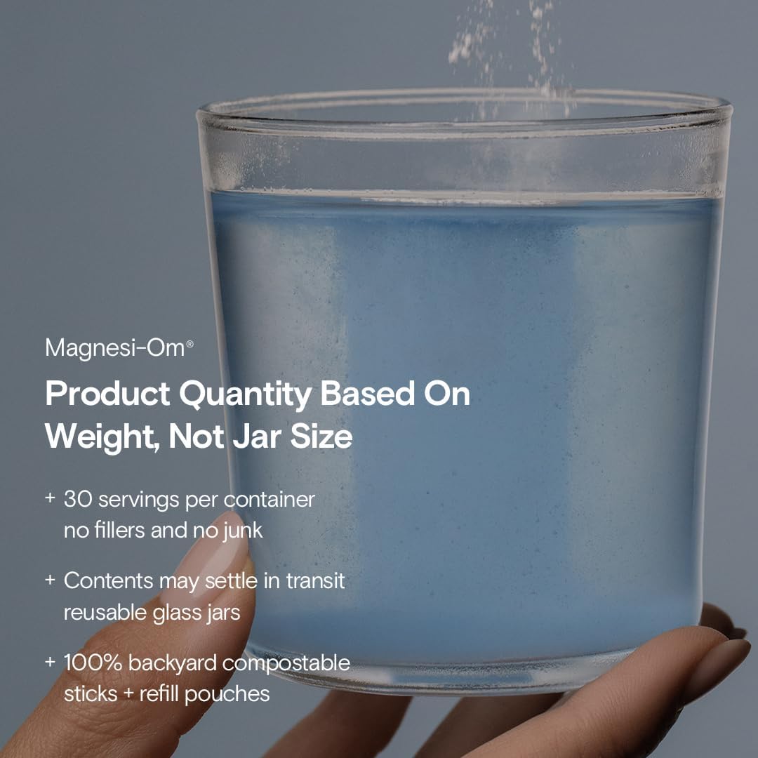 Moon Juice Magnesi-Om Blue Lemon Flavour, Magnesium Powder, 30 Serving ...