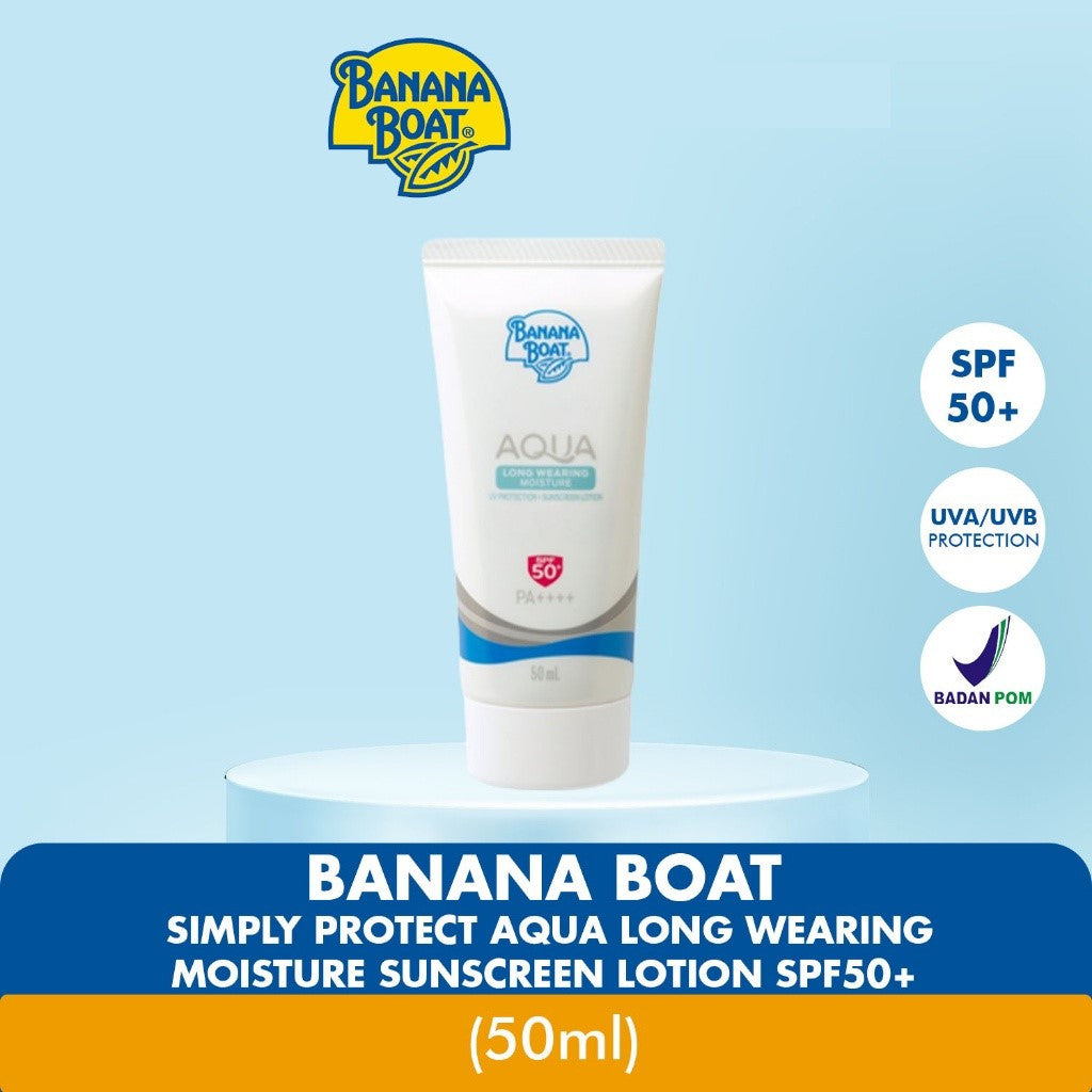 Banana Boat Simply Protect Aqua Long Wearing Moisture UV Protection Su ...