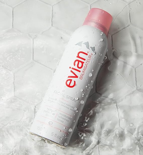 Evian Natural Mineral Water Facial Spray, 50 ml Travel Size – CareSoul