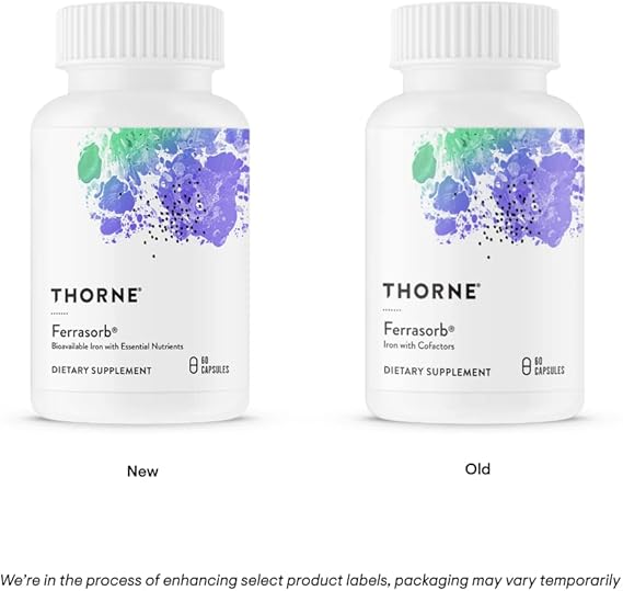 Thorne Ferrasorb - 36 mg Iron with Essential Nutrients - Complete Bloo ...