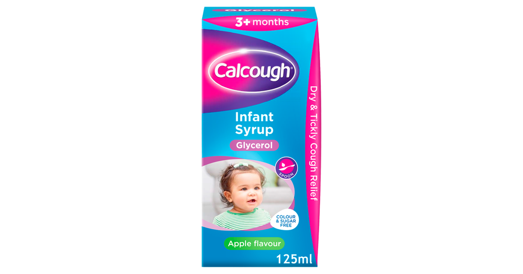 Calpol Calcough Infant Syrup 125ml - Non-Drowsy Relief for Baby Dry ...