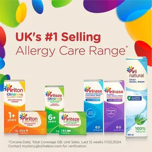 Piriton Allergy Tablets Pack of 60 for Fast and Reliable Allergy Relief ...